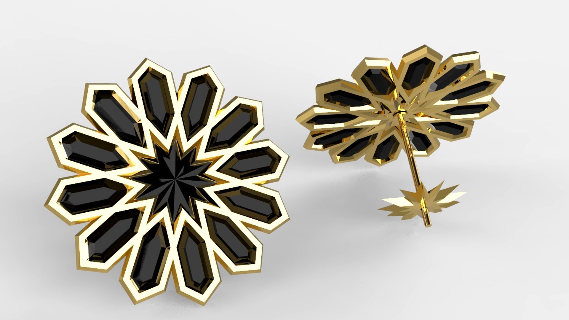 Traditional Moroccan Earring 3D print model