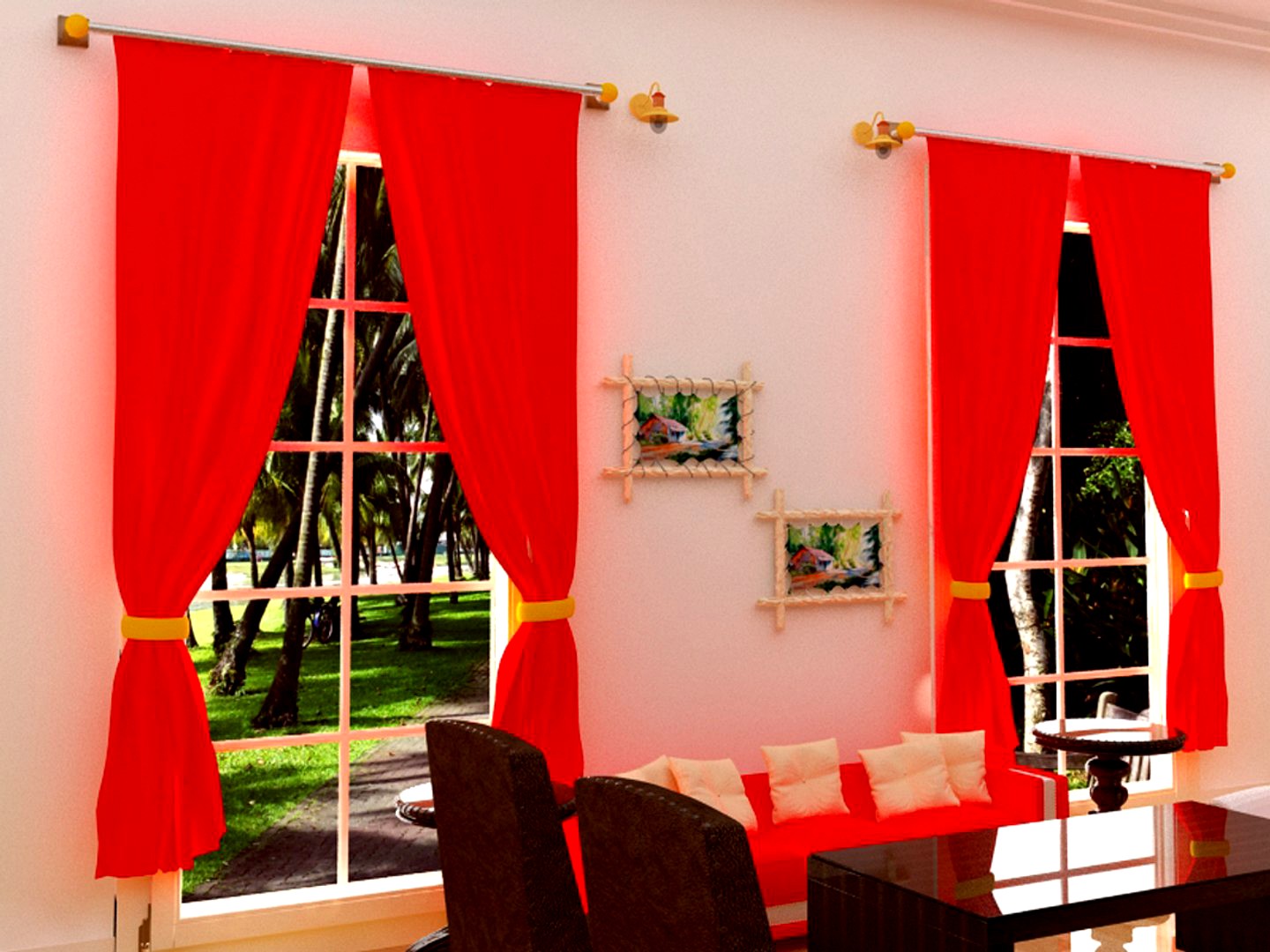 Realistic Interior Room 3d model