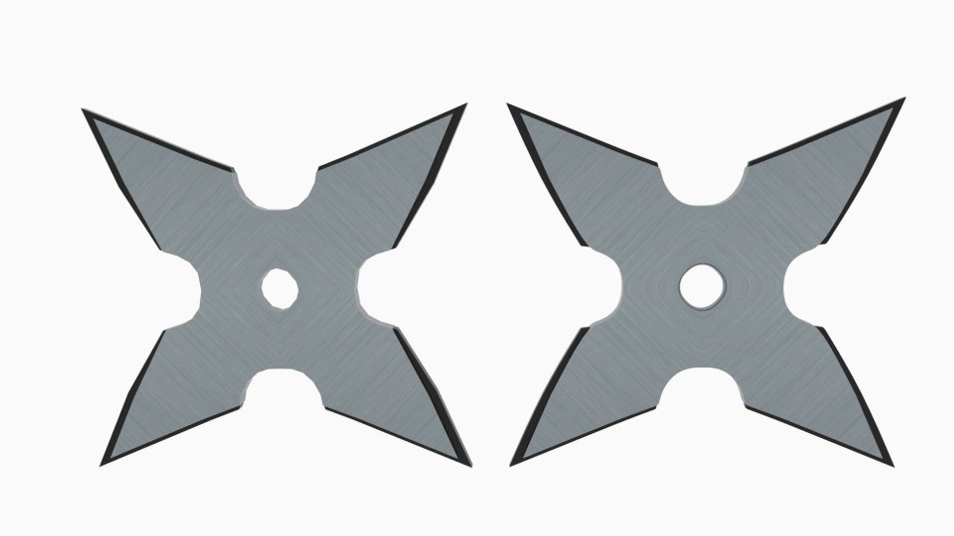 Mourning Star Ninja Shuriken 3d model