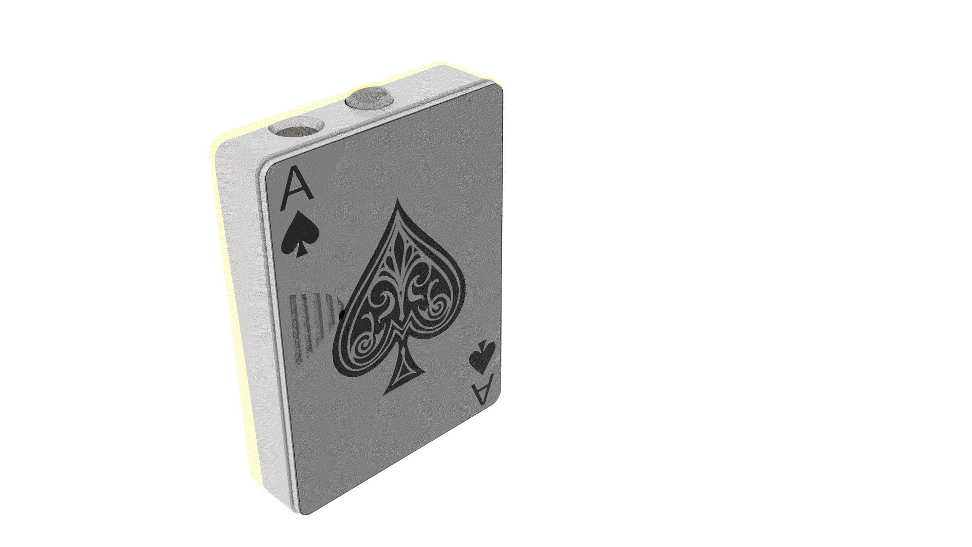 Playing Card Type Lighter 3d model