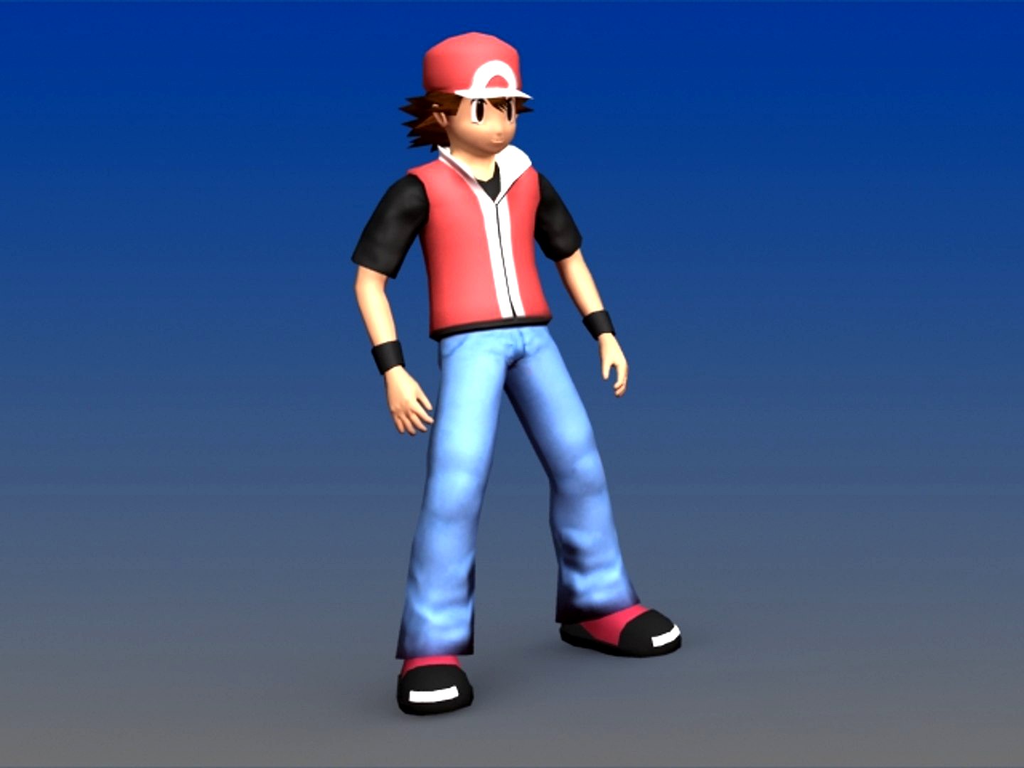 Ash - Pokemon Character 3d model