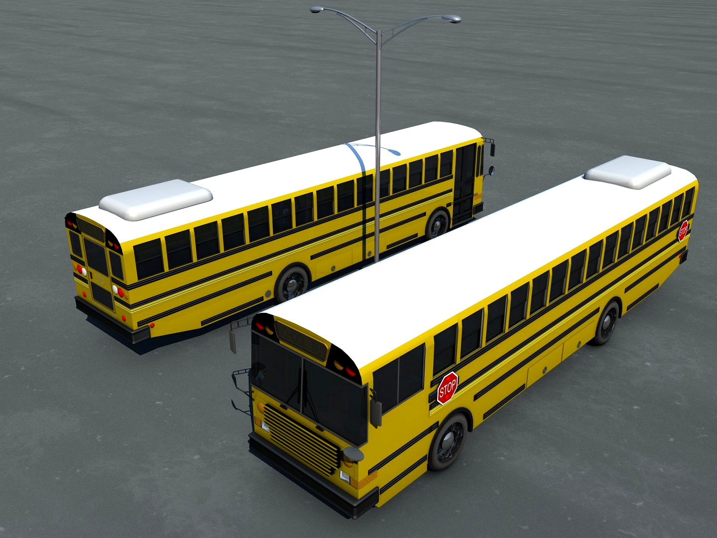 School Bus 3d model