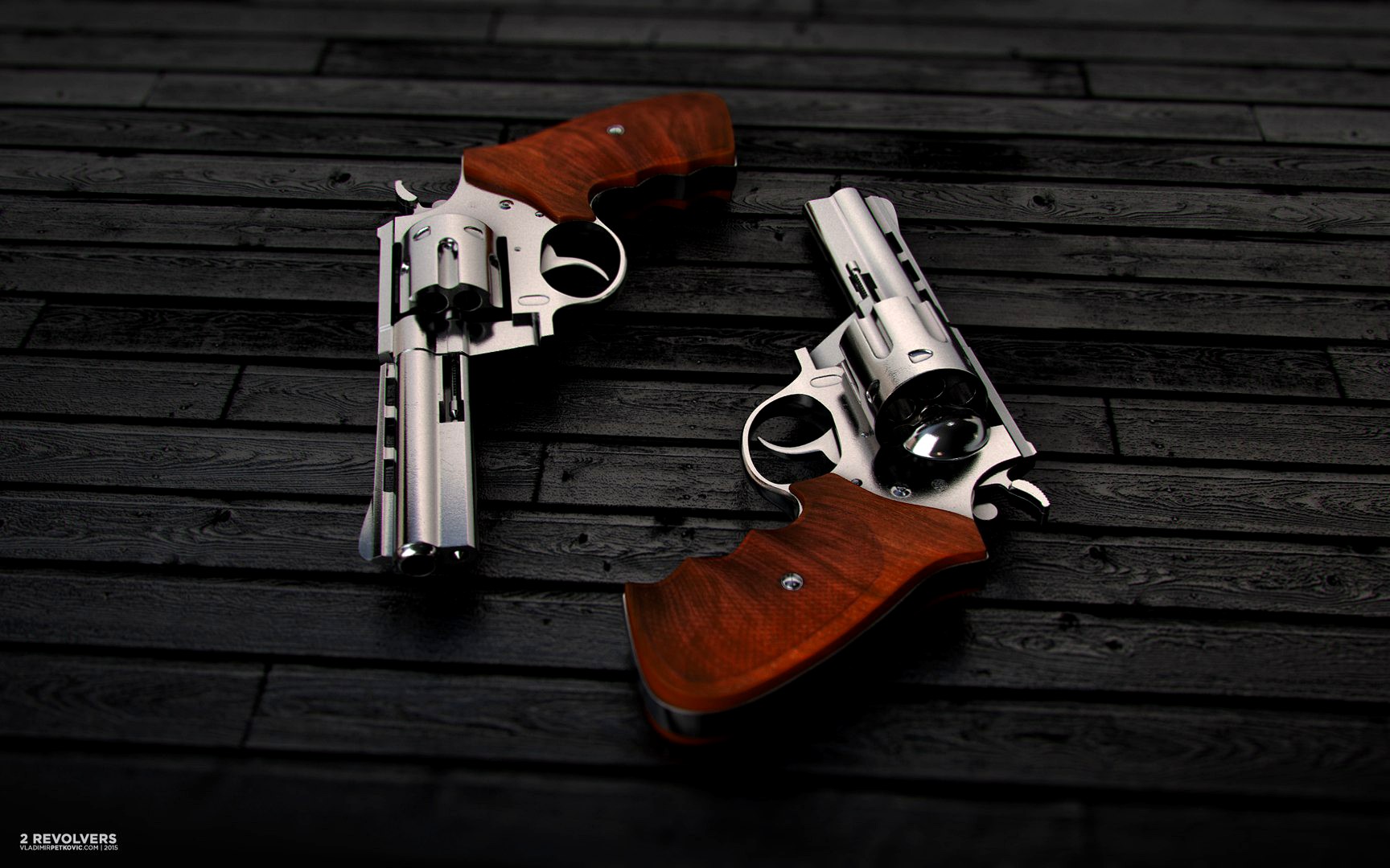 Revolver Colt Anaconda 3d model