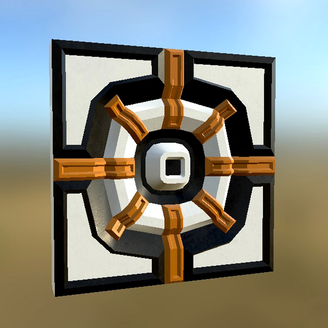 Sci-fi Ceiling PBR 3d model