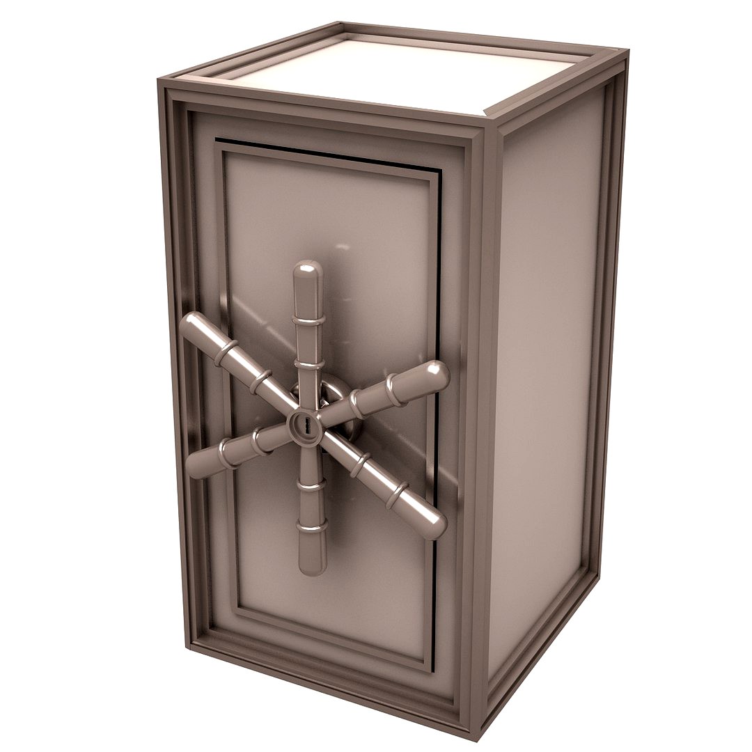 Safe Box (Clean) 3d model