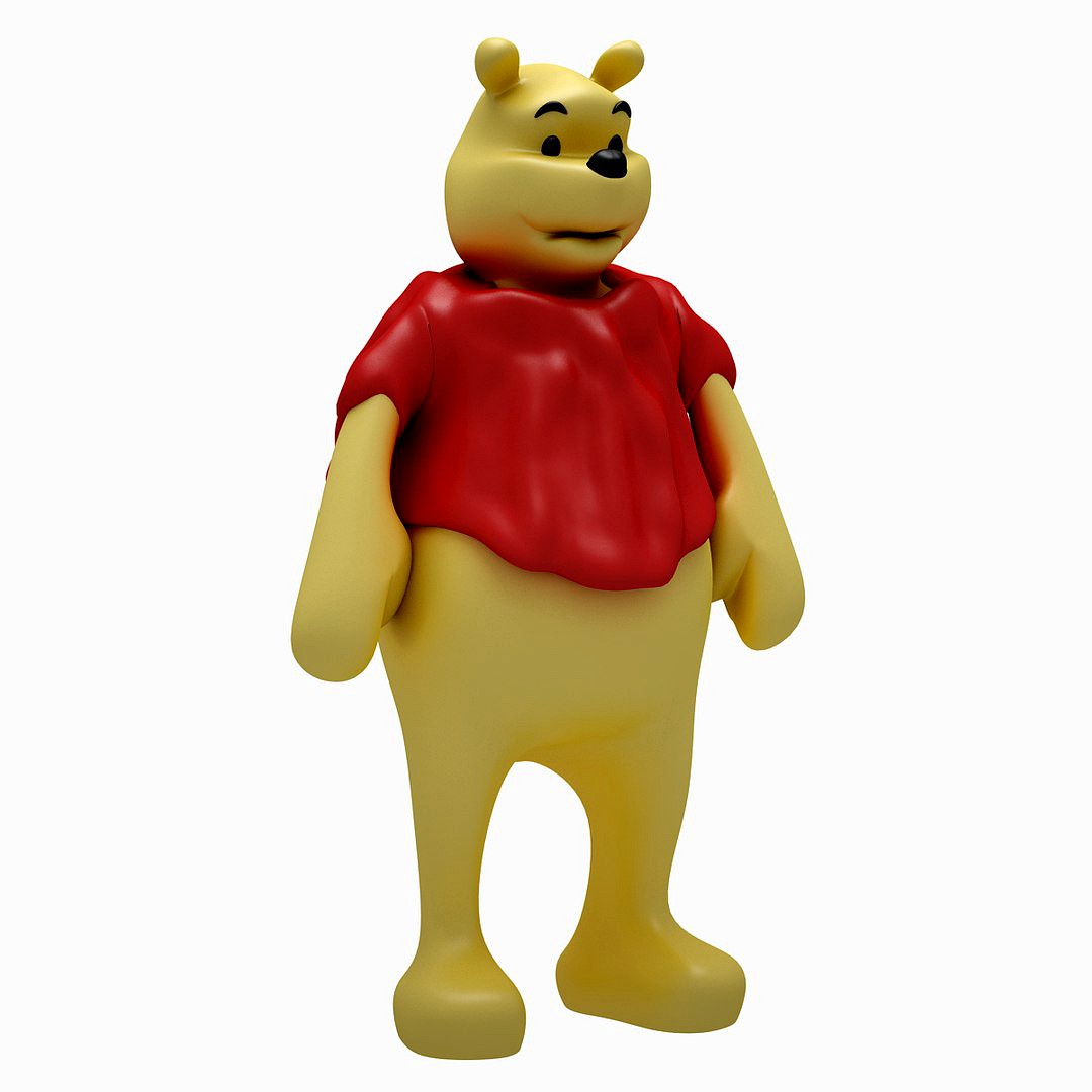 Winnie The Pooh (3 POSE) 3d model