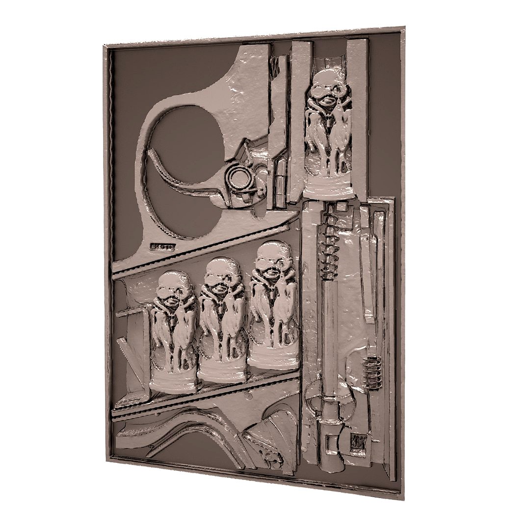 Giger Birth Machine 3d model