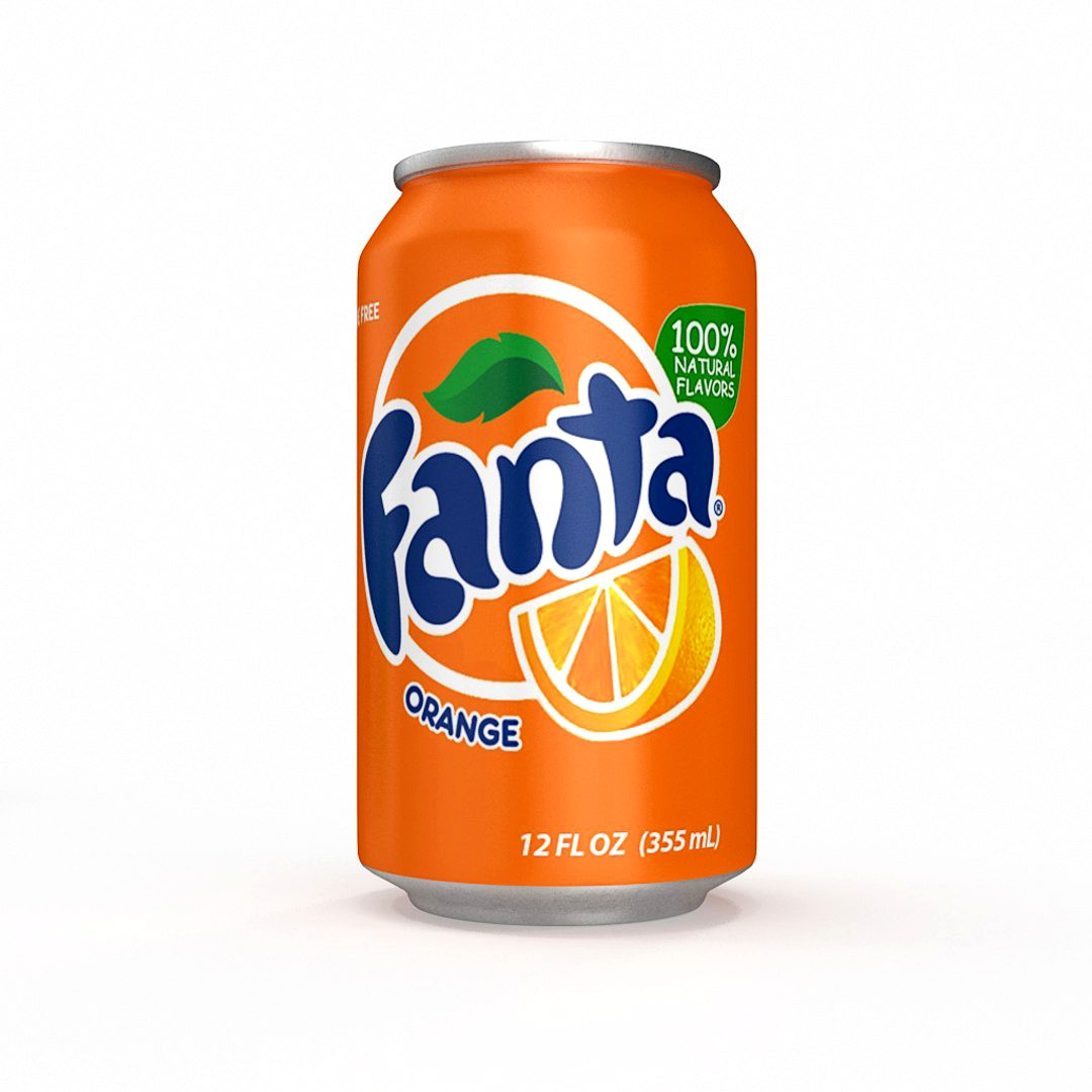 Fanta Can 3d model