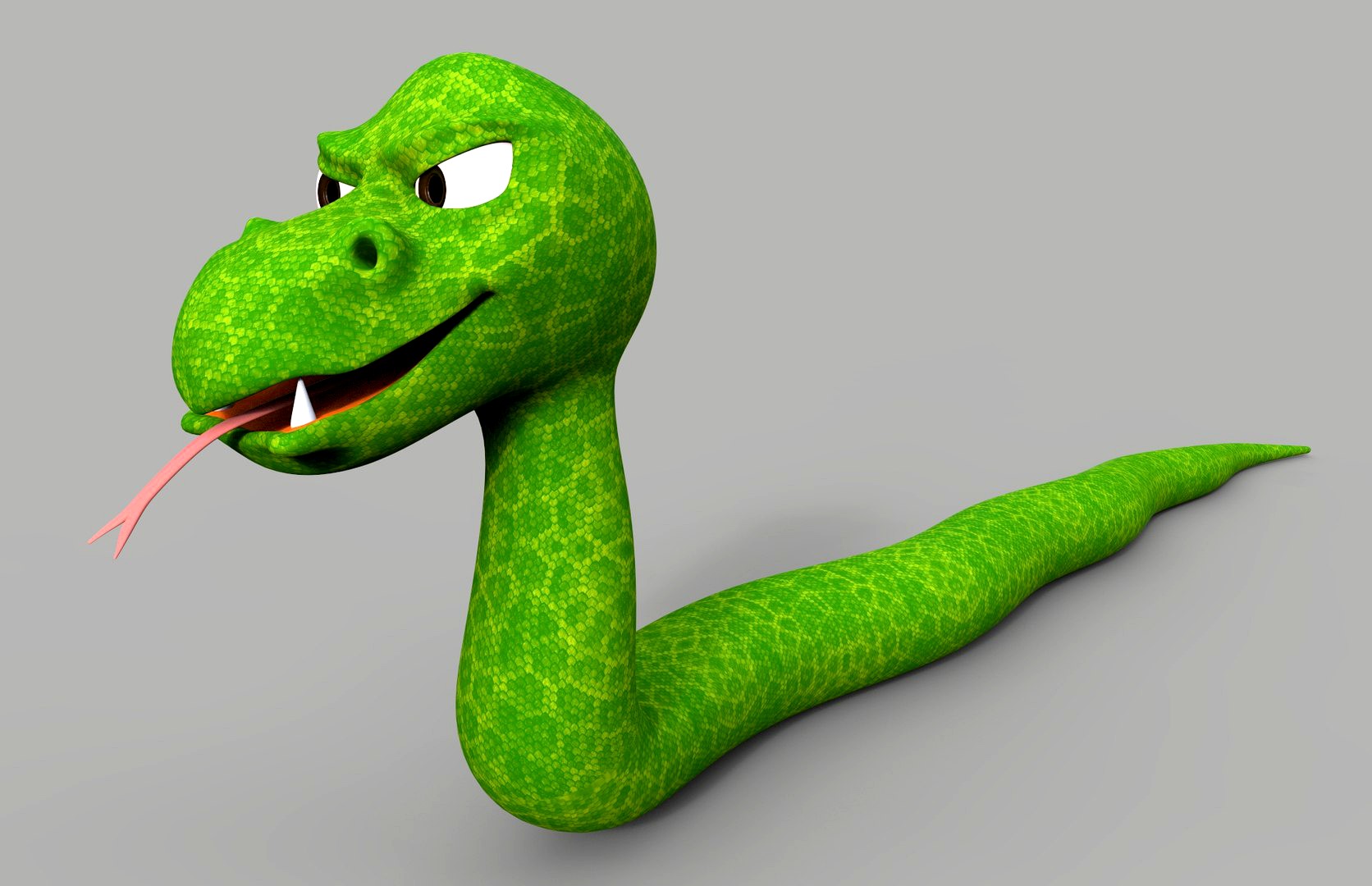 Snake Caroon 3d model