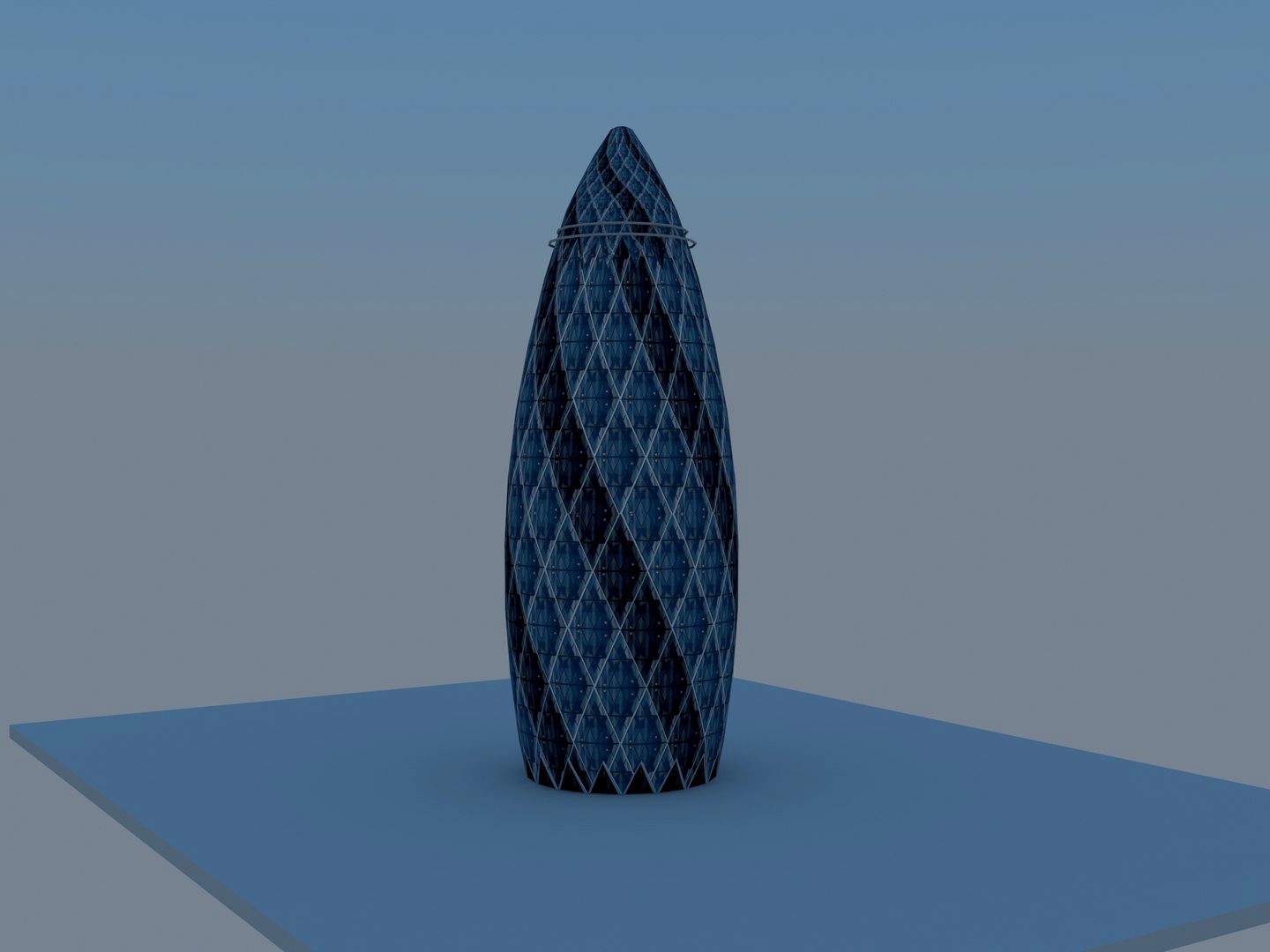 The Gherkin - 30 St Mary Axe 3d model