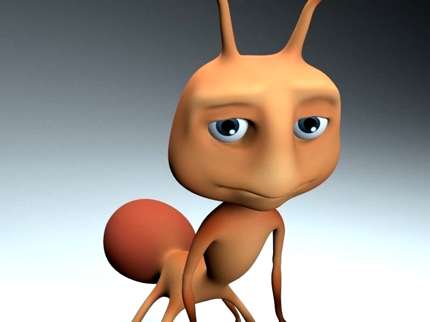 cartoon ant 3d model