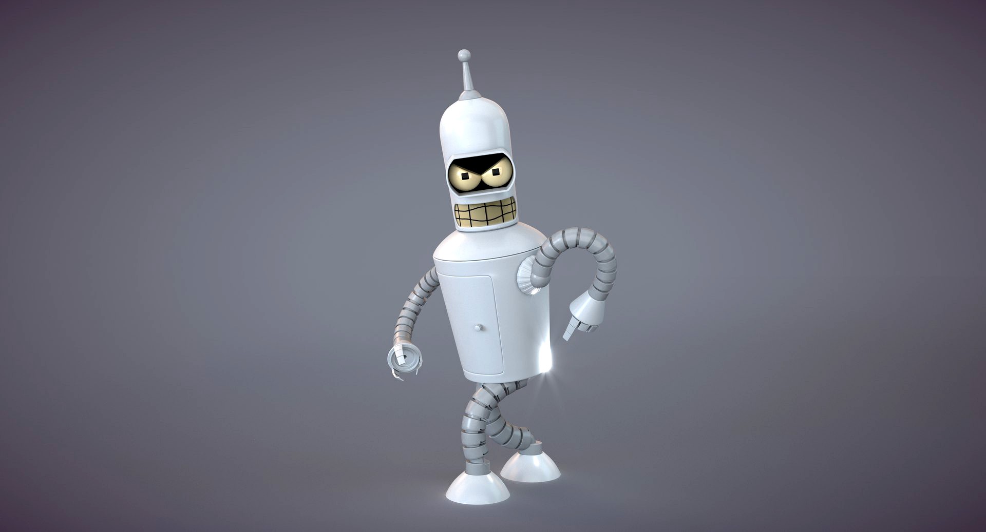 Bender from Futurama 3d model