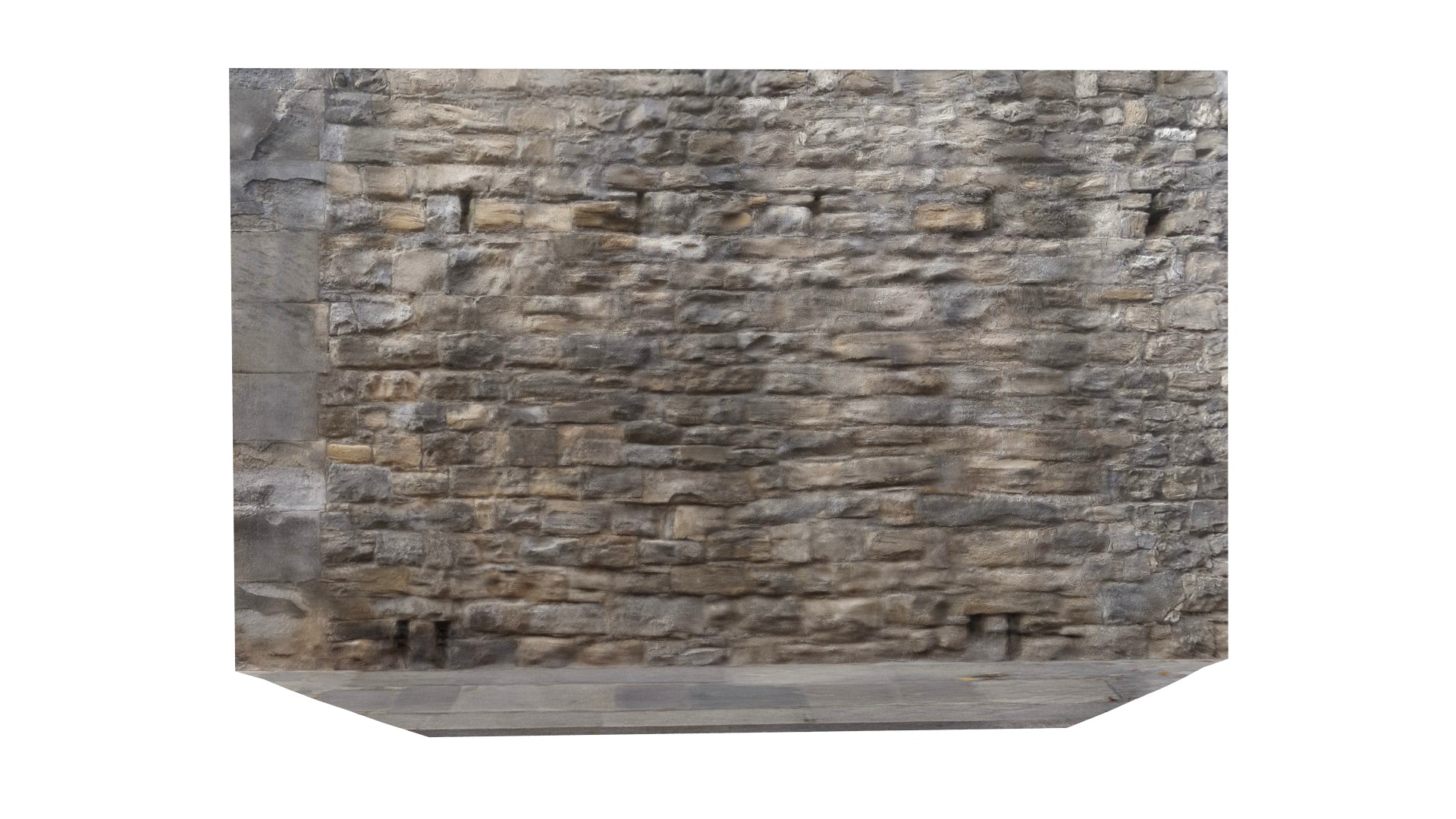 Stone wall 3d model