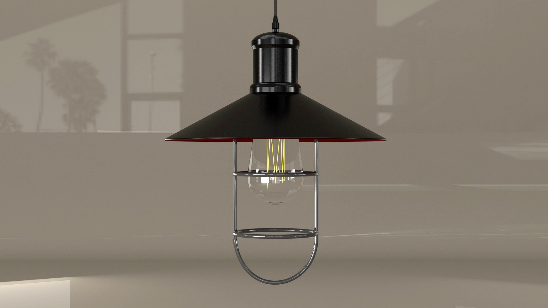 Hanging Light 1 3d model