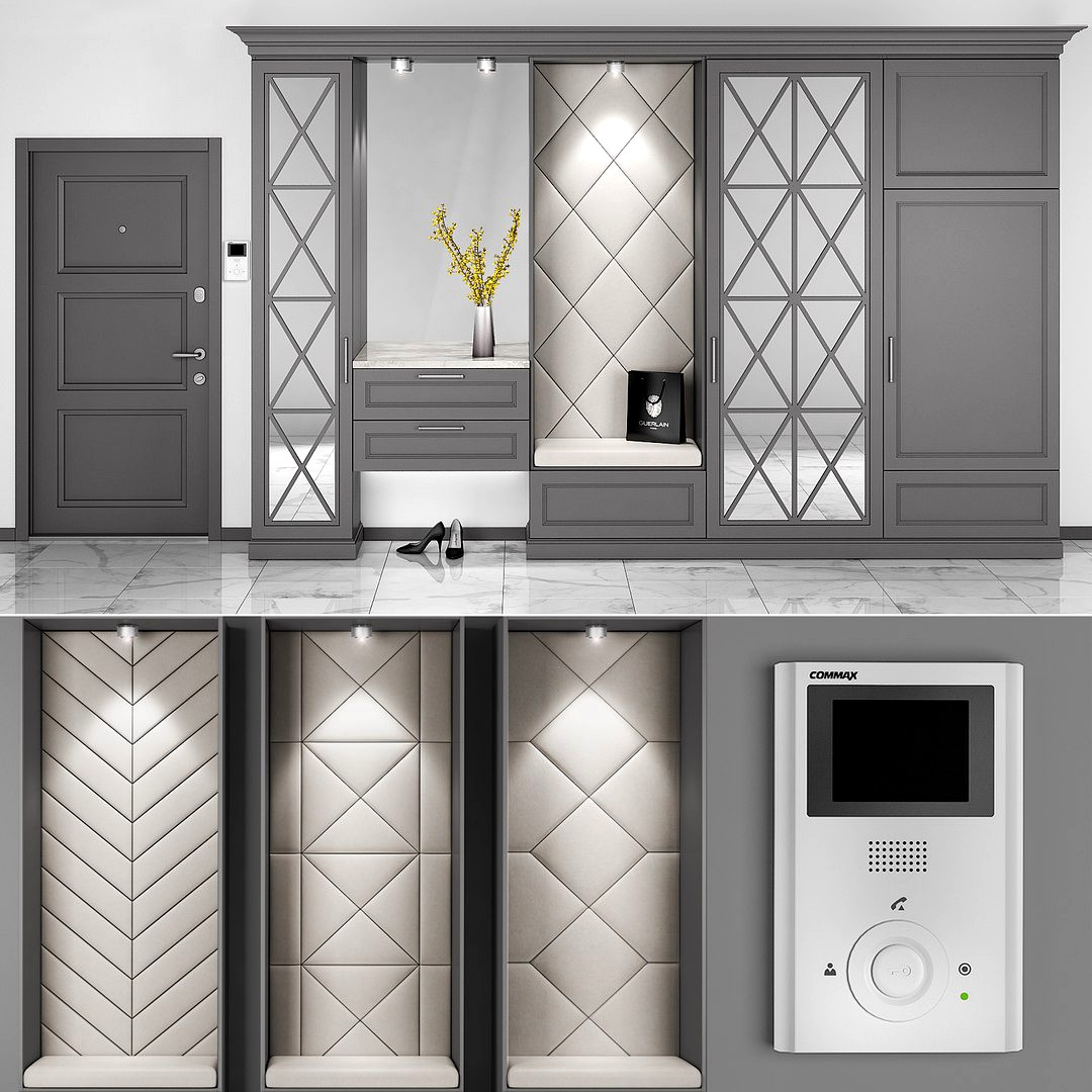 Hallway Set 18 3d model