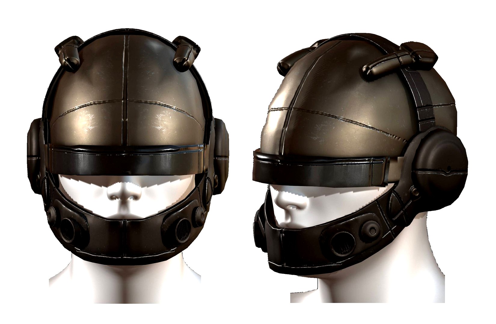 Helmet military combat soldier armor 3d model