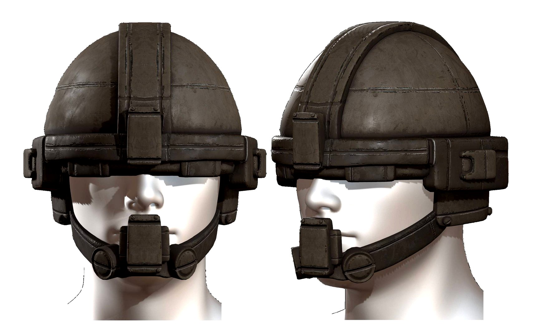 Helmet military combat soldier armor scifi 3d model