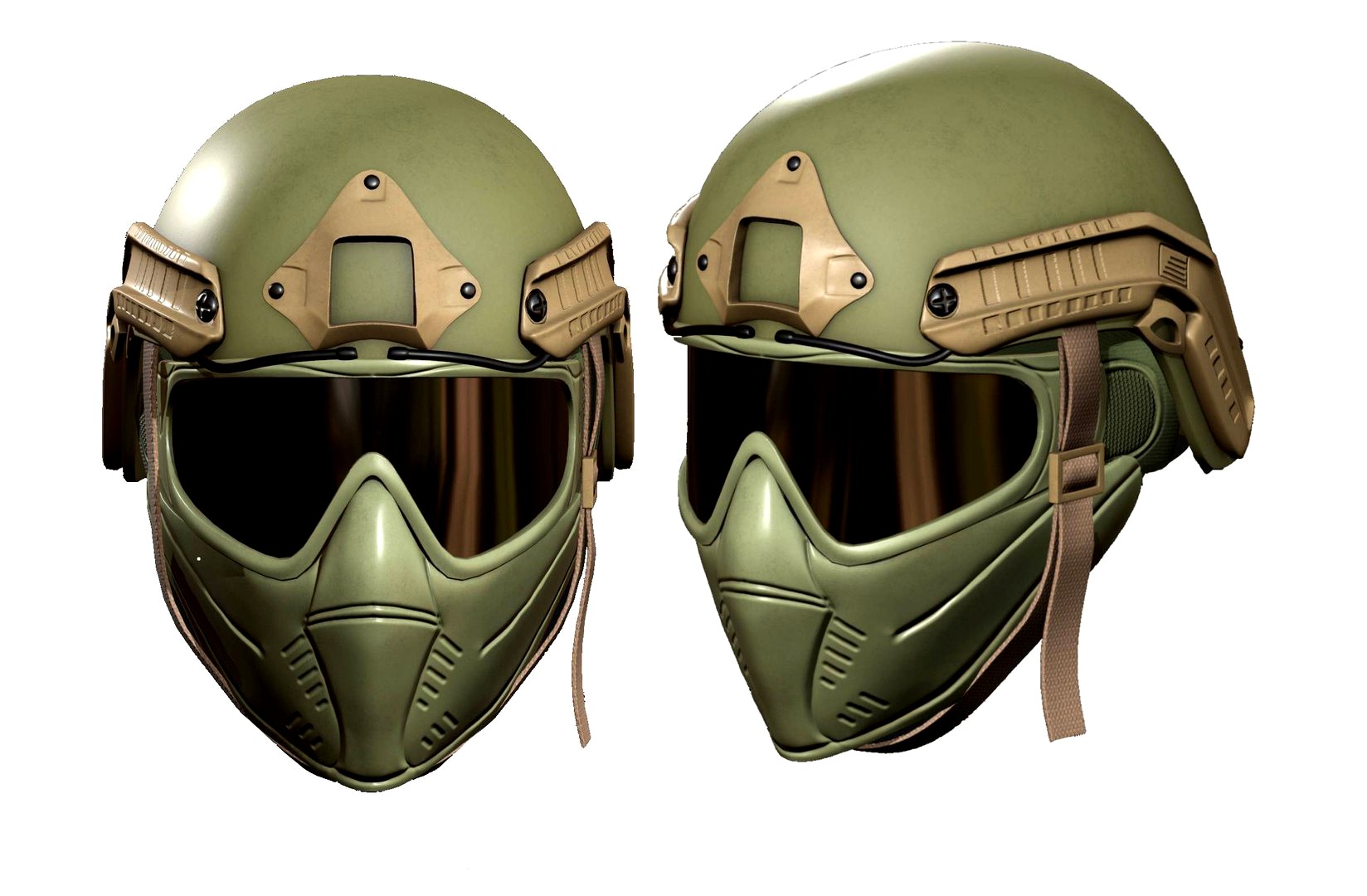 Helmet mask millitary combat soldier armor scifi fantasy 3d model
