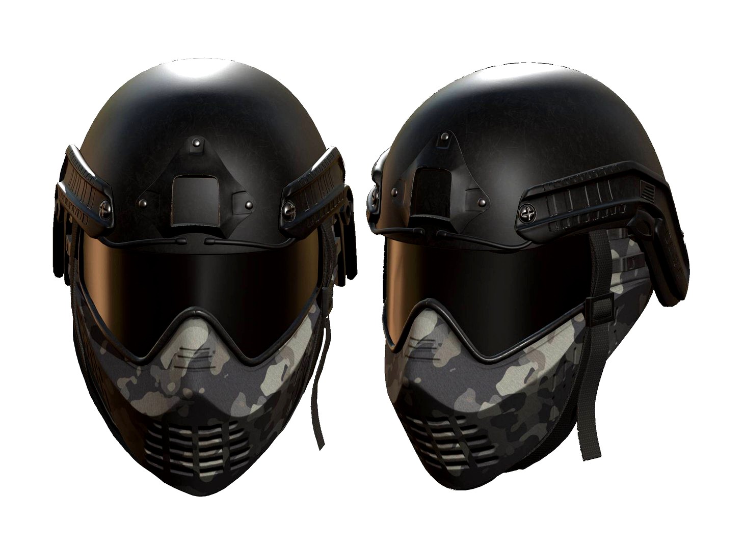 Helmet scifi military combat 3d futuristic model