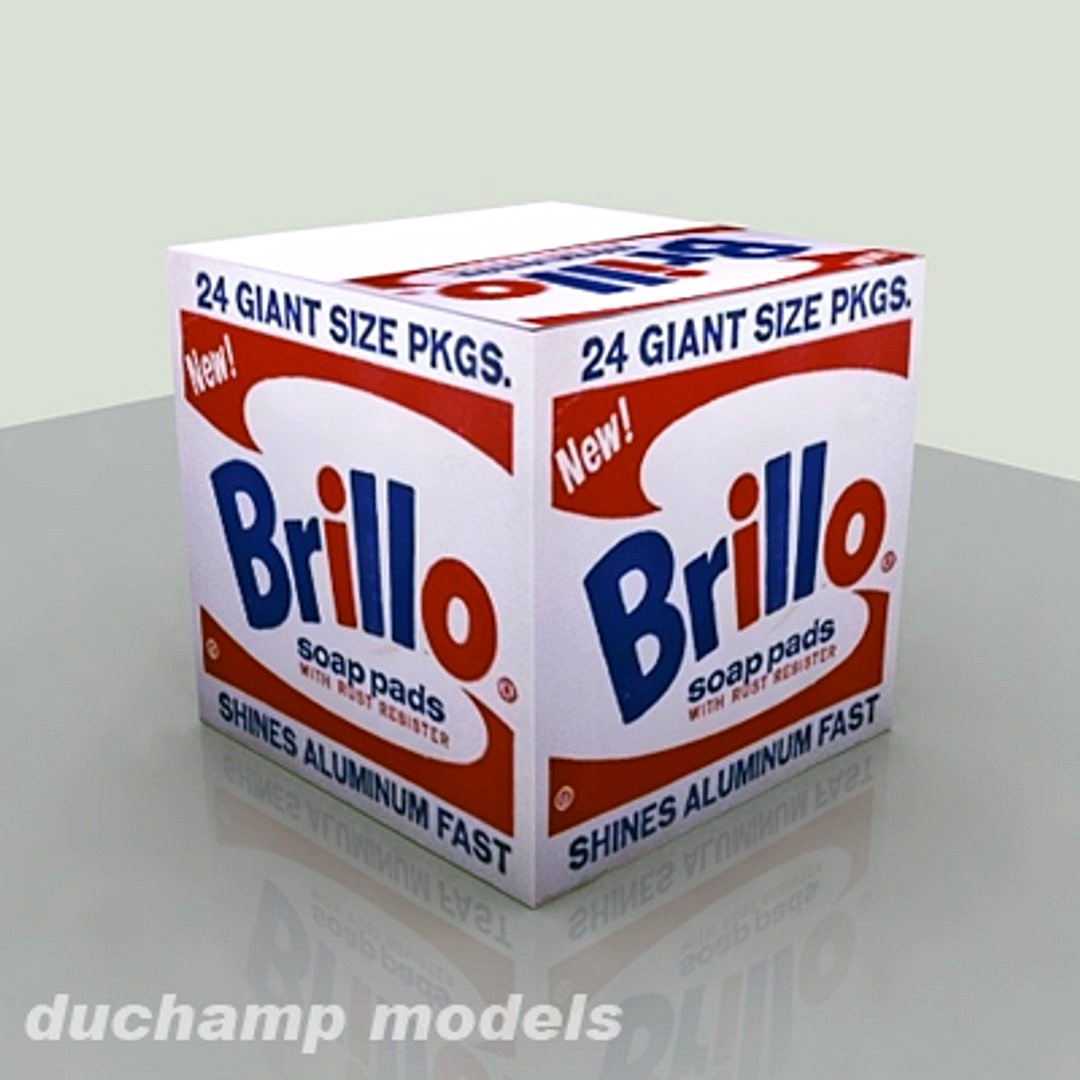 Brillo Box 3d model