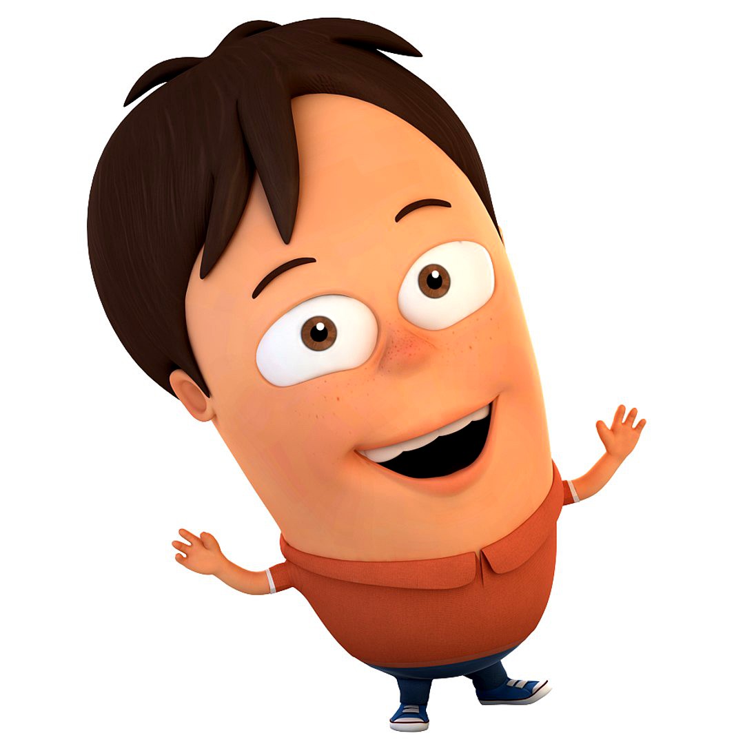 Cartoon Kid 3d model