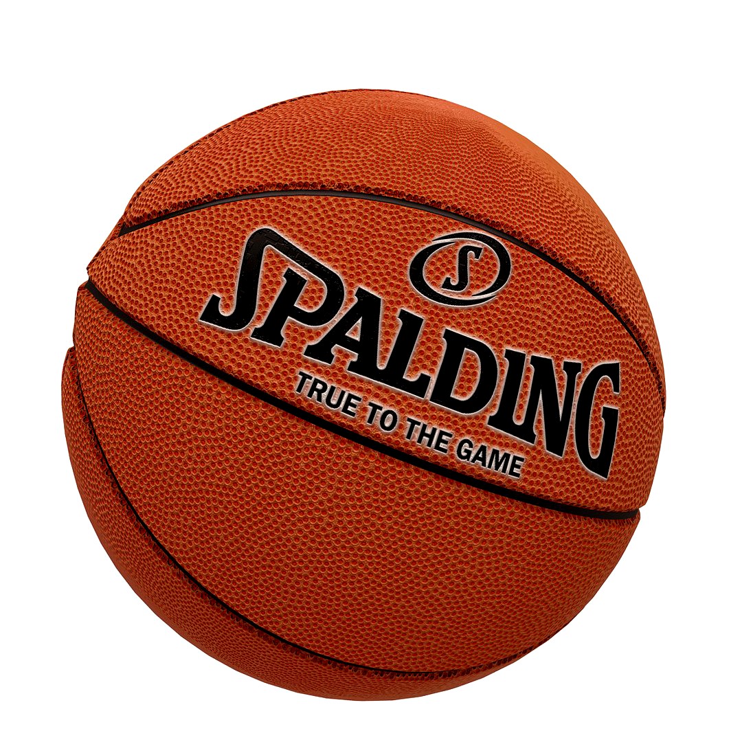 Spalding Basketball Ball 3d model