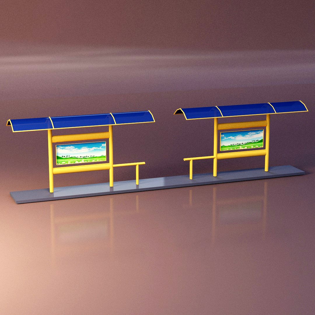 bus station 3d model