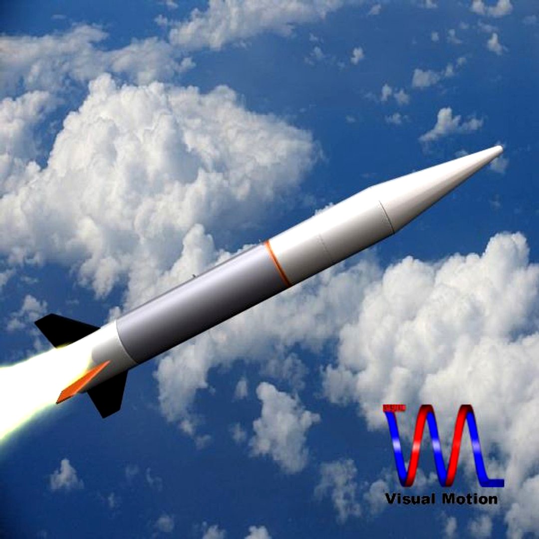 Israeli Silver Sparrow Missile 3d model