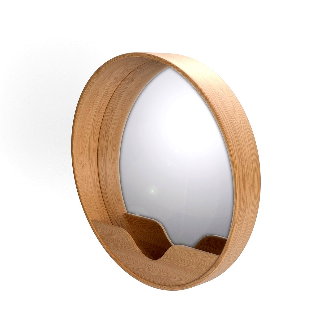 Round Wall Mirror 3d model