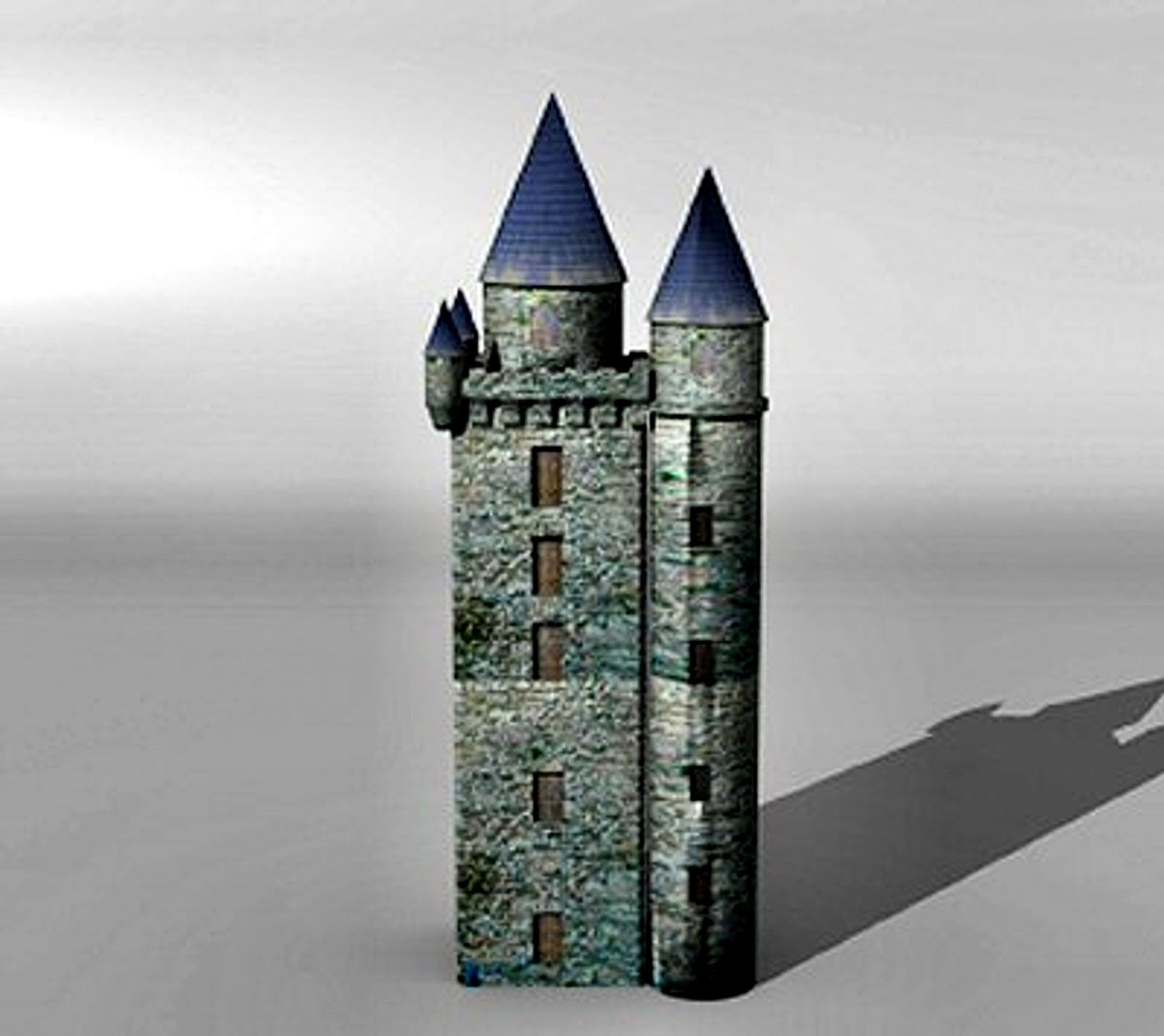 Medieval tower 3 3d model