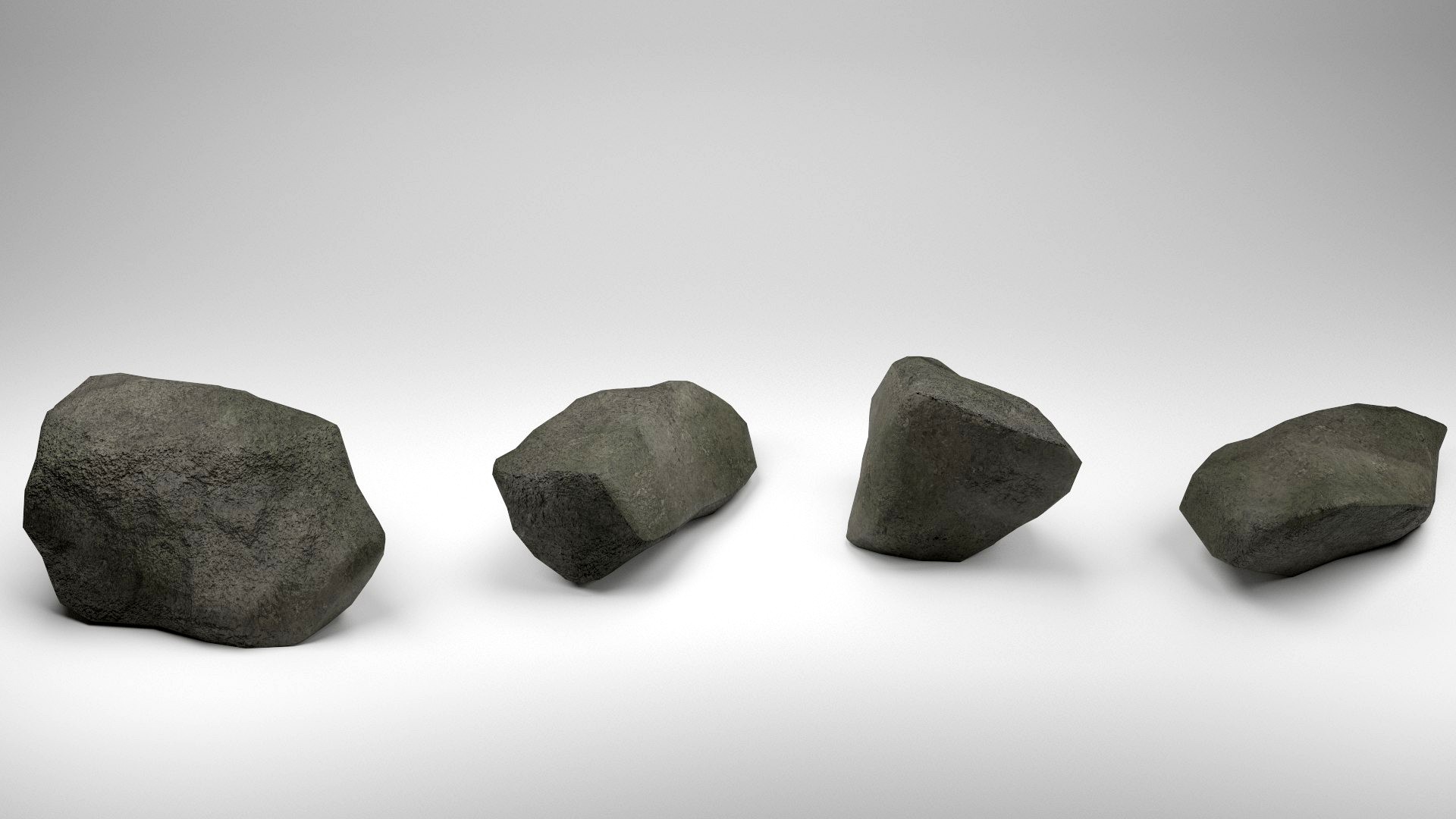 Stones Pack v2 3d model