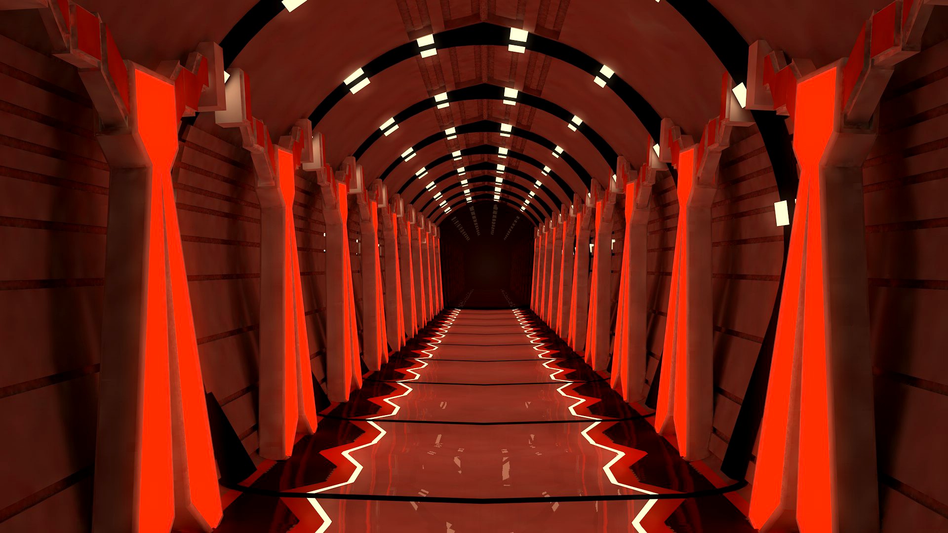 Sci Fi Corridor 3d model