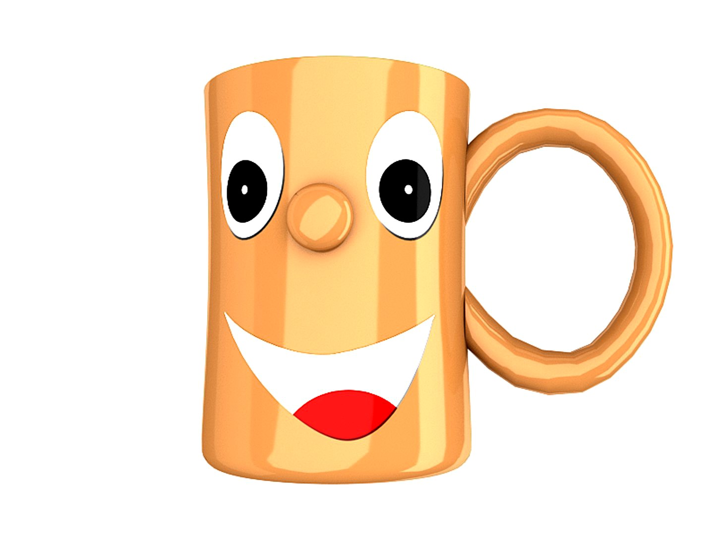 Smileing cup 3D model