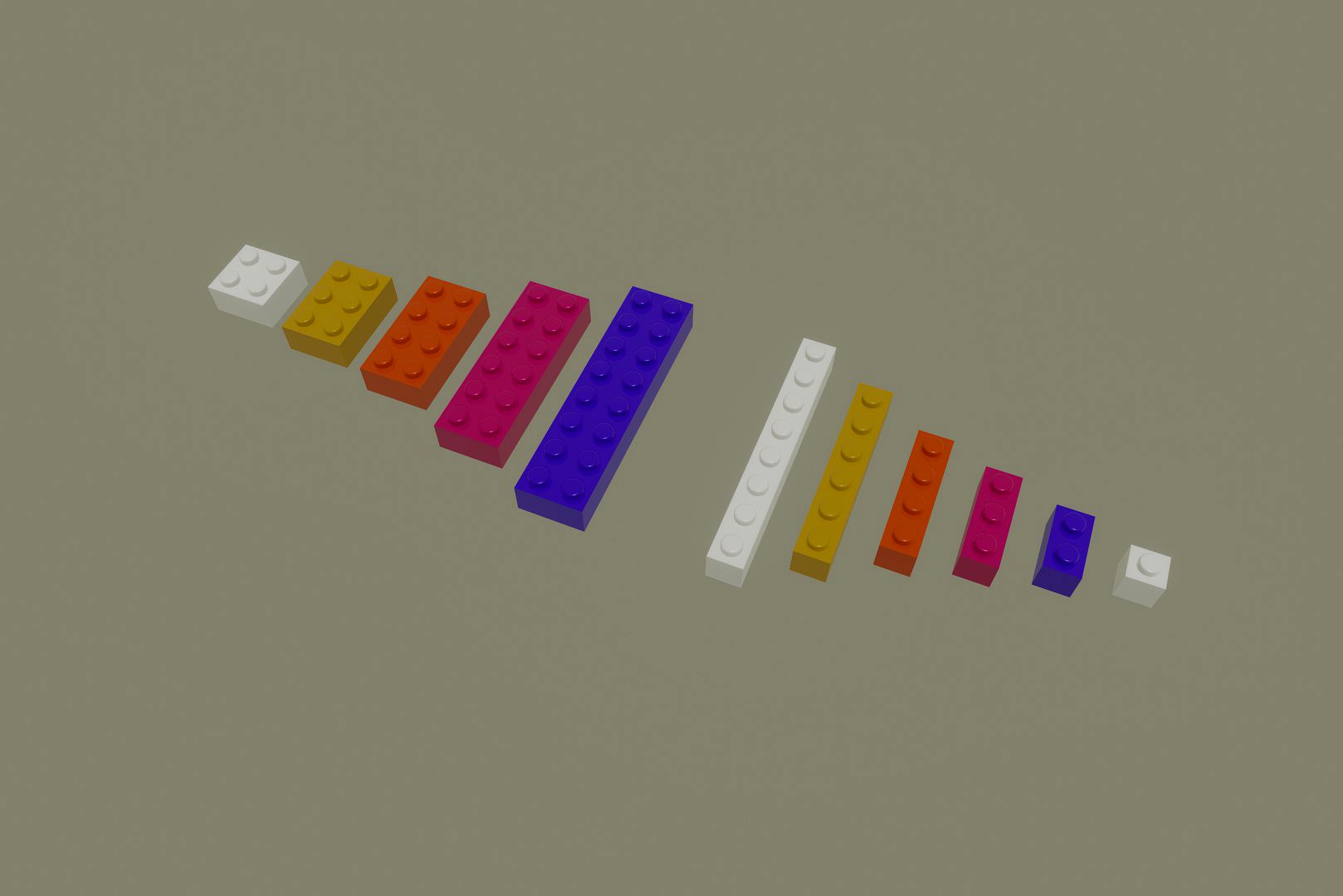 Lego Bricks 3d model