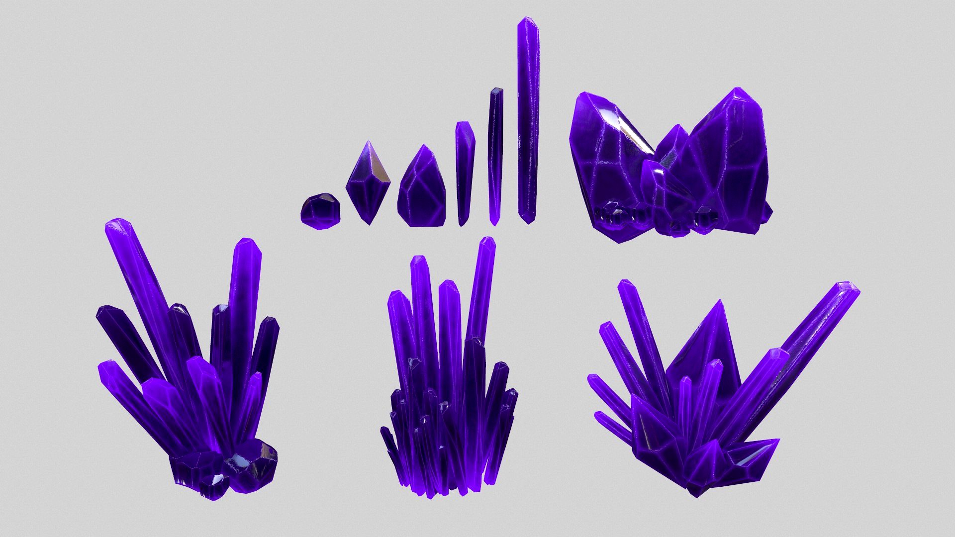 Crystal Set 3d model