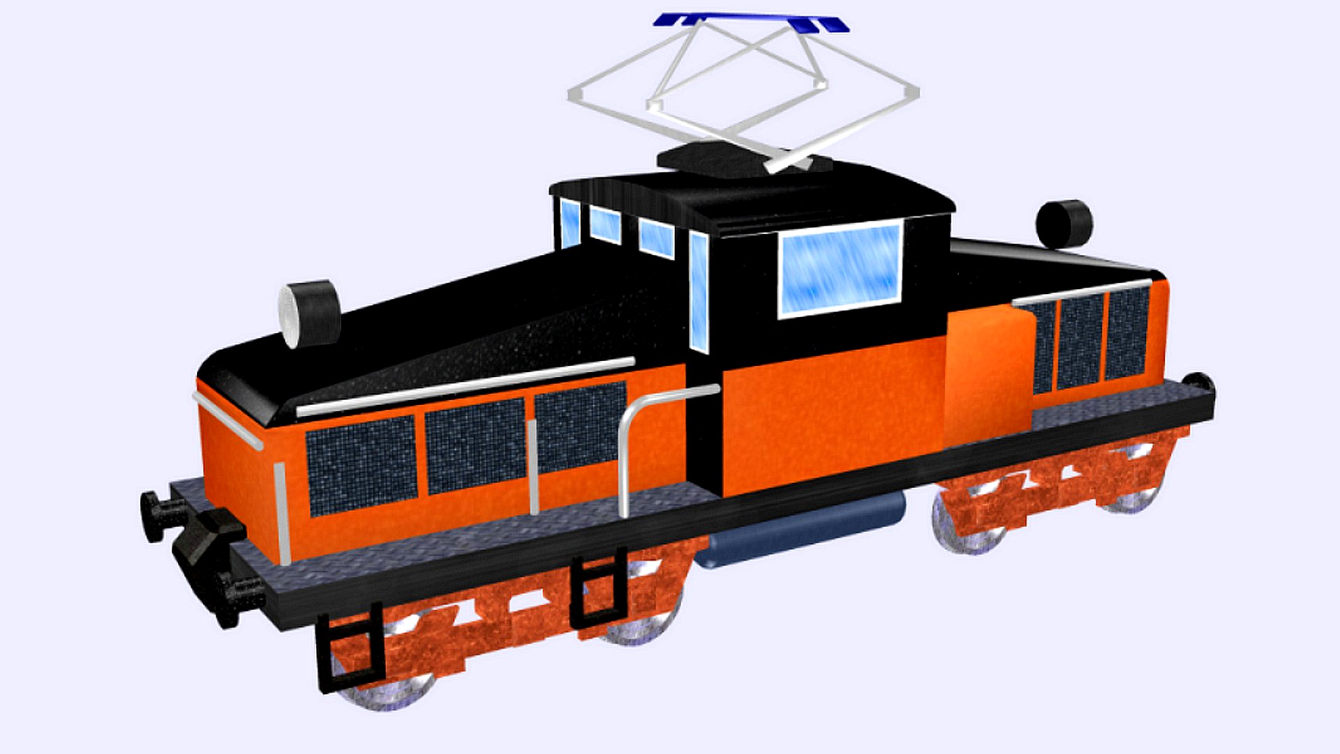 milwaukee ep 2 electric locomotive 3d model