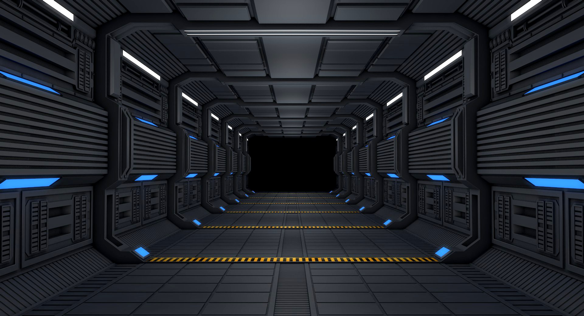 Sci Fi Corridor 3d model