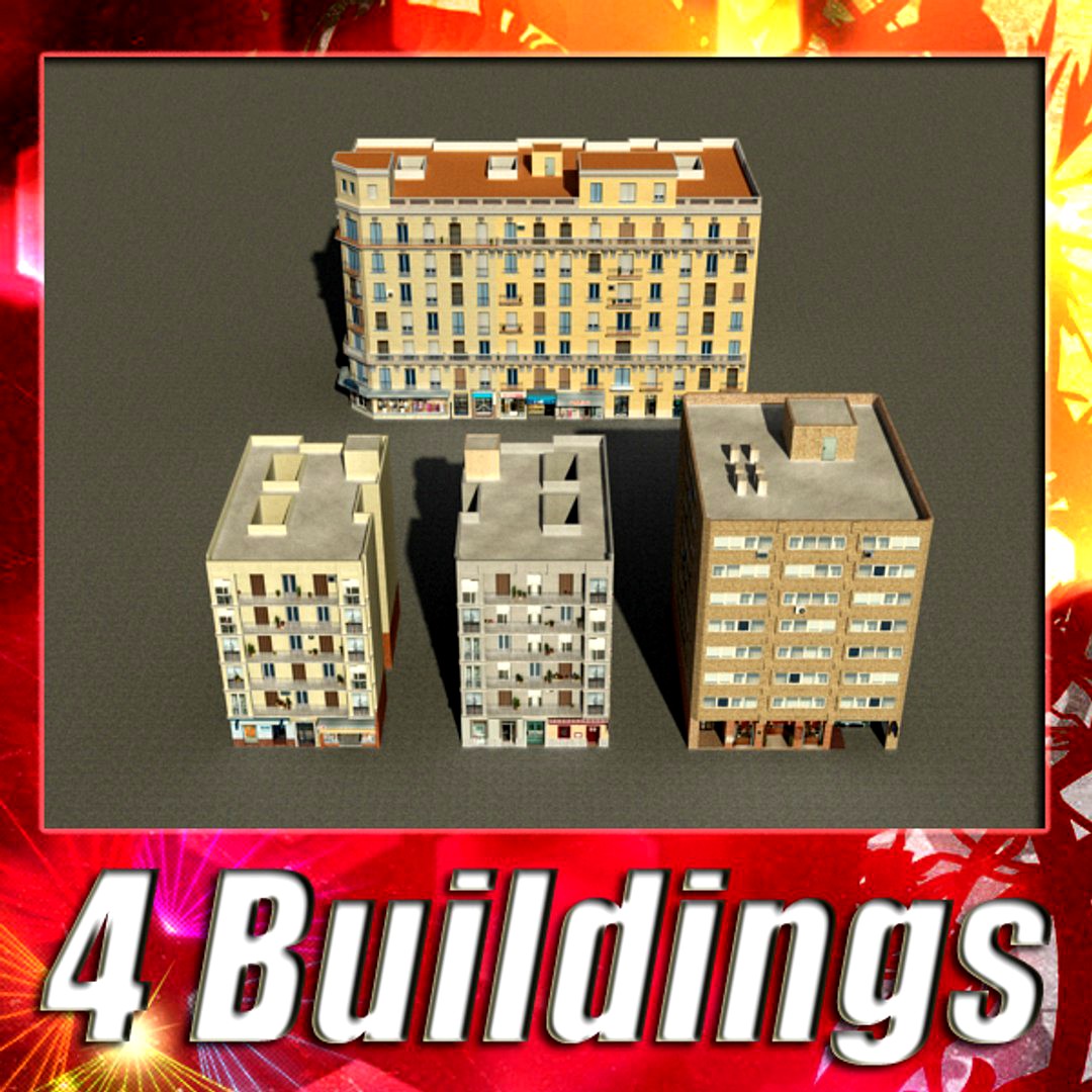 Building Collection 89-92 3d model
