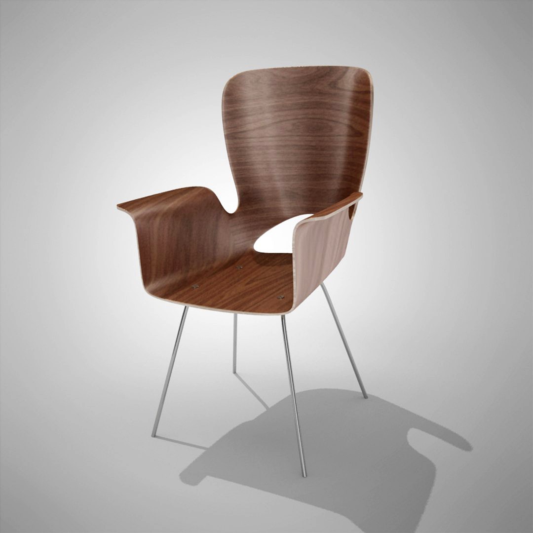 Modern Chair 01 3d model