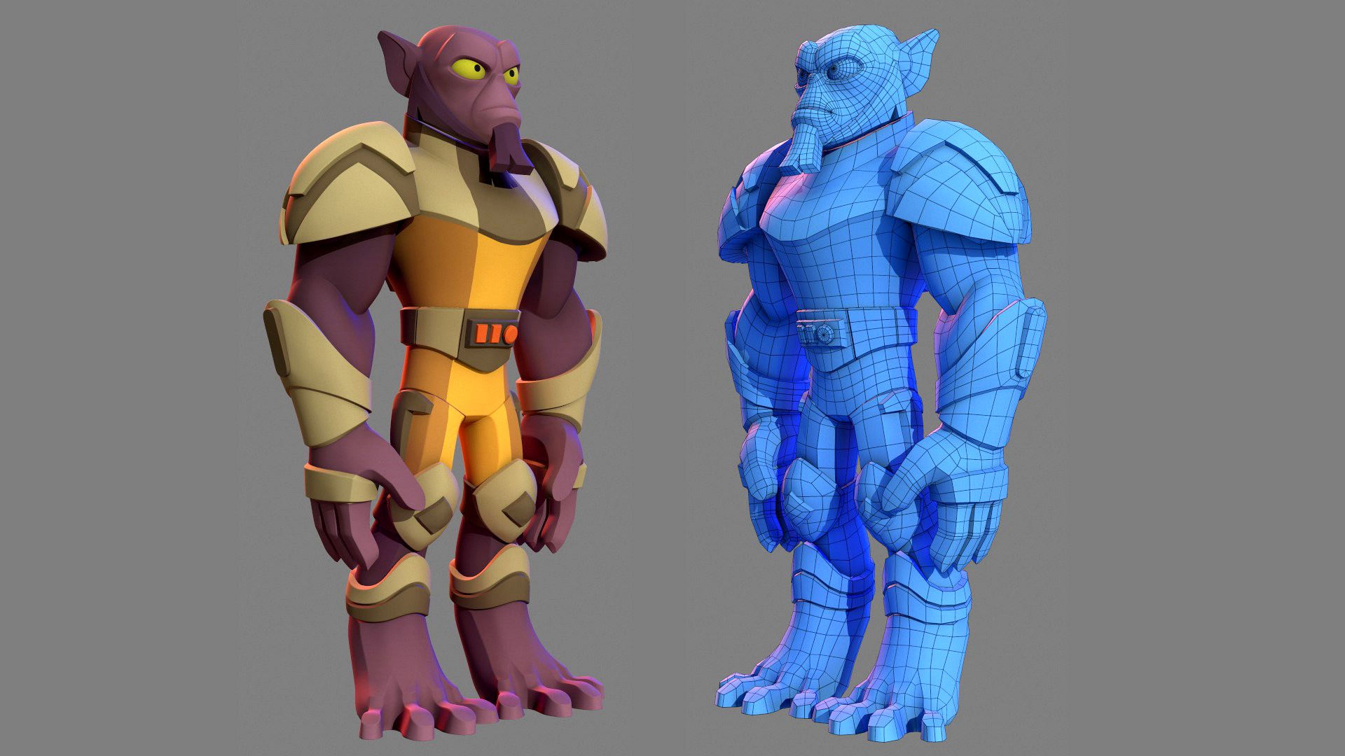 Character - Cartoon - Rebel Zeb Infinity Fan Art 3d model