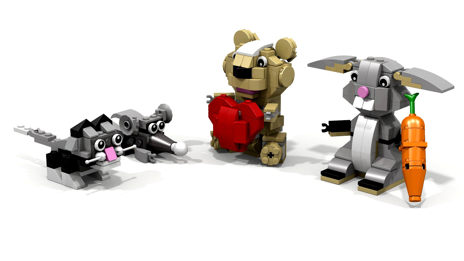 Lego Animals pack 2 3d model
