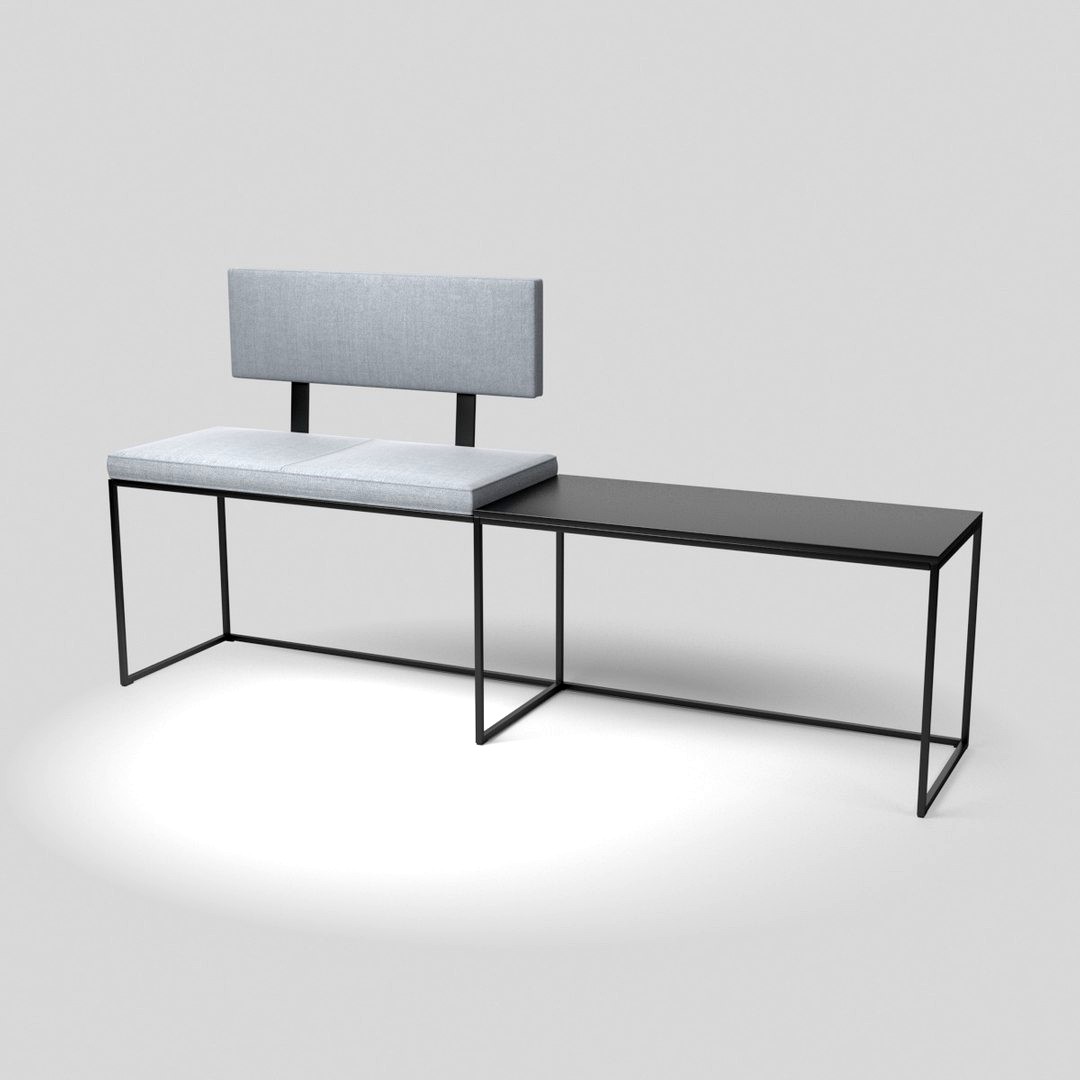 Bo Concept London Bench 3d model