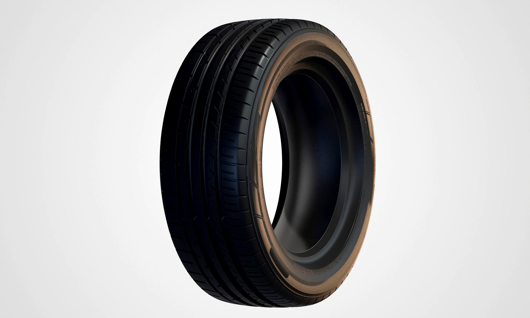 Sports Car Tyre 3d model