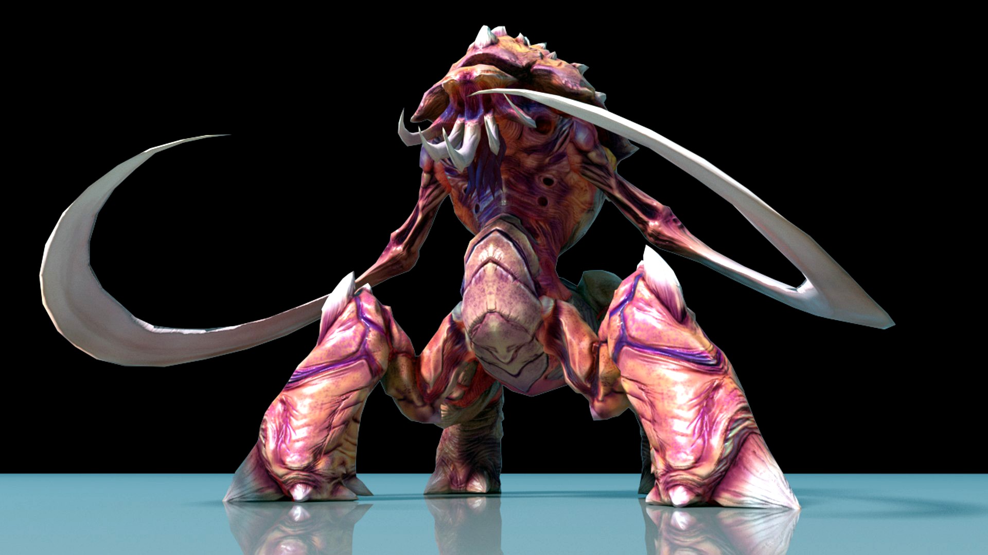 Ultralisk Maya Rig 3d model