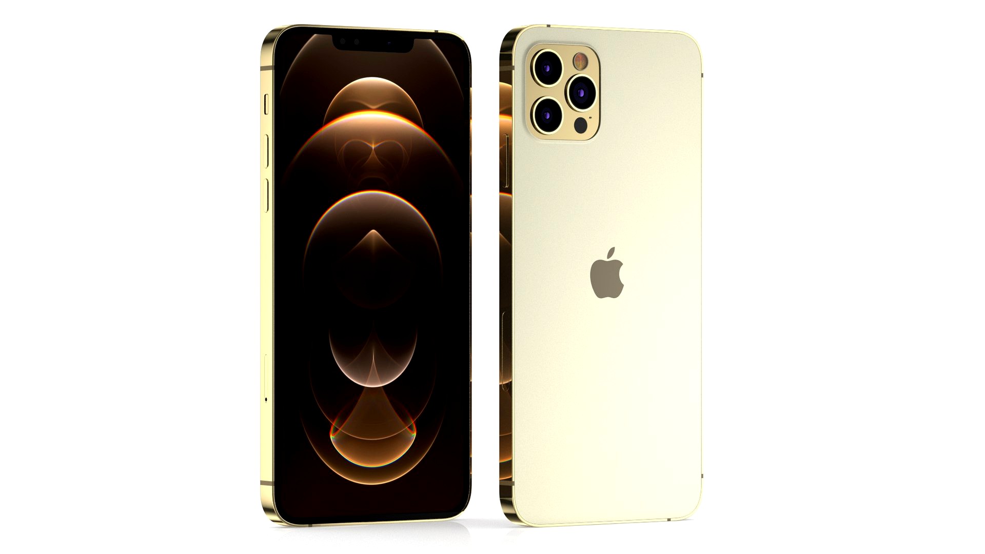 Apple iPhone 12 Pro Max Gold 3d model