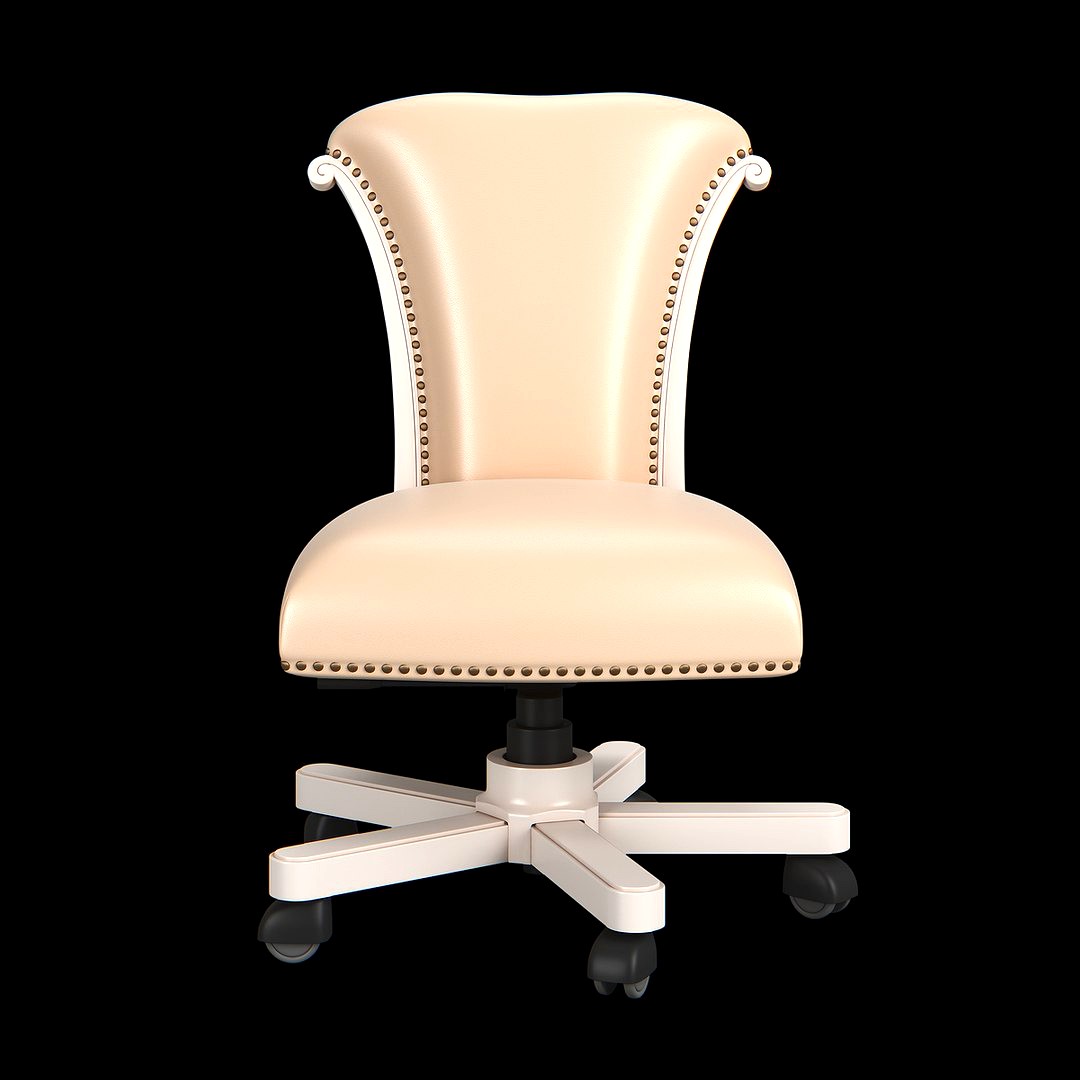 230 Carpenter Children turning chair without arm L 3d model