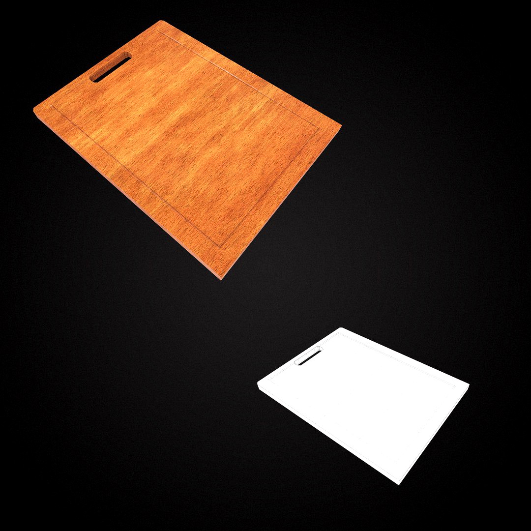 Chopping board PBR 3d model