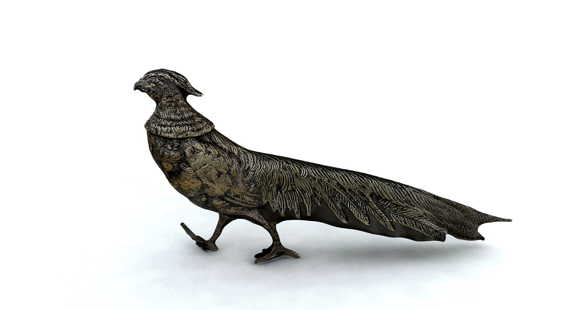 Peacock Silverware 3d model