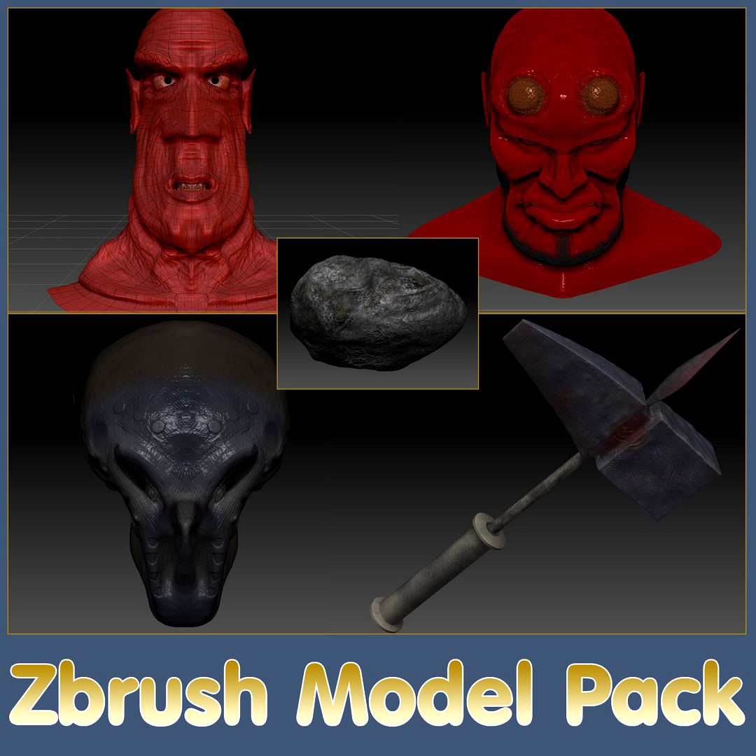 Zbrush Model Pack 3d