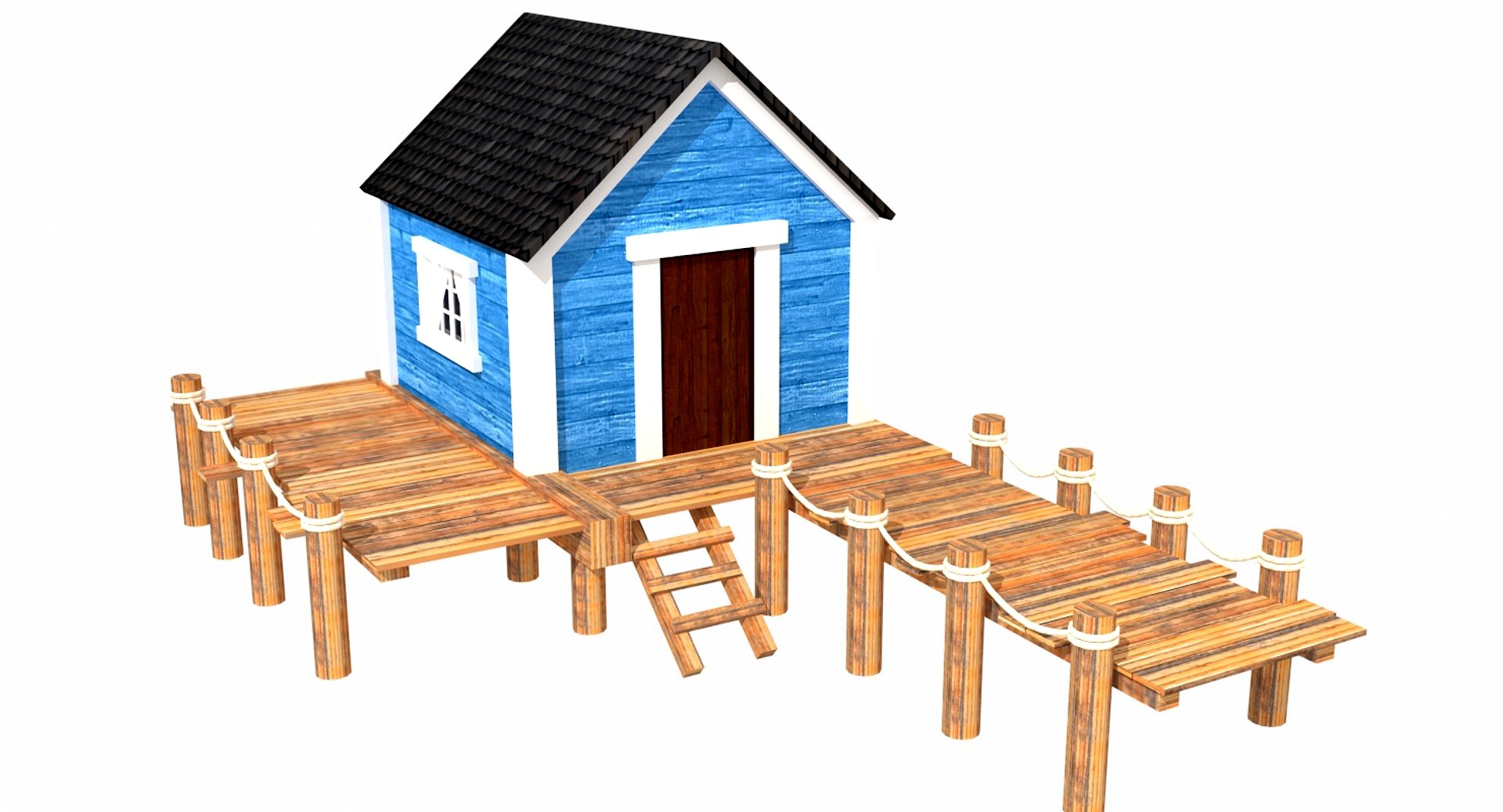 Beach House 3d model